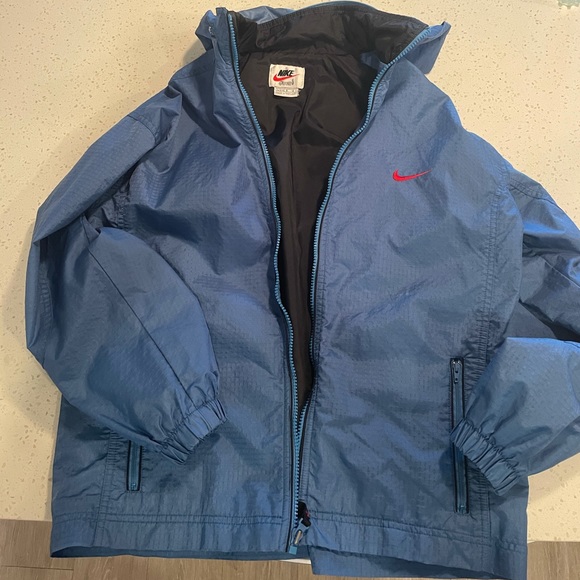 Nike | Jackets & Coats | 9s Aesthetic Vintage Midblue Jacket With ...